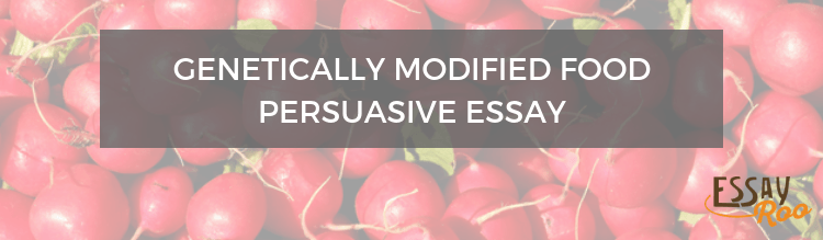 Genetically Modified Food Persuasive Essay - Pros & Cons Example